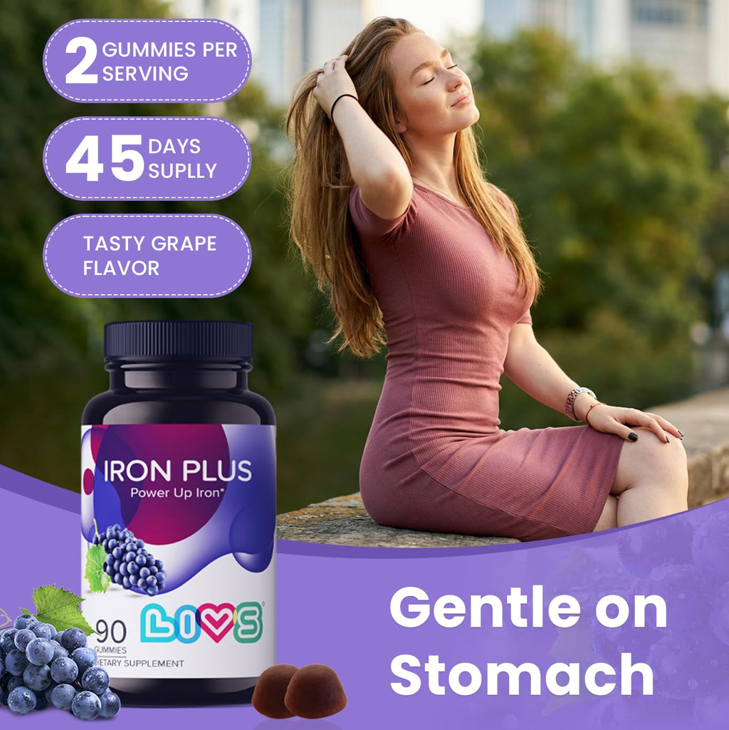 iron plus gummies for improved wellness