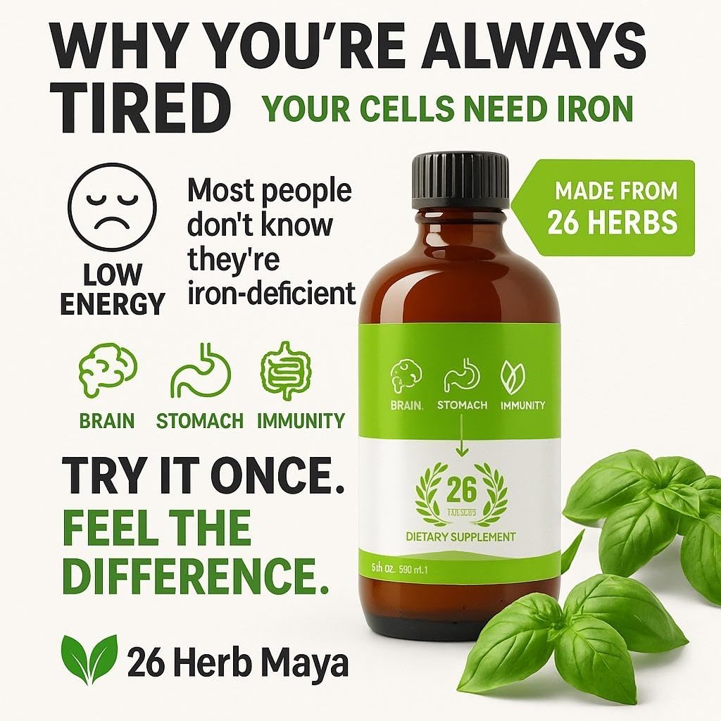 iron-rich blend for energy boost