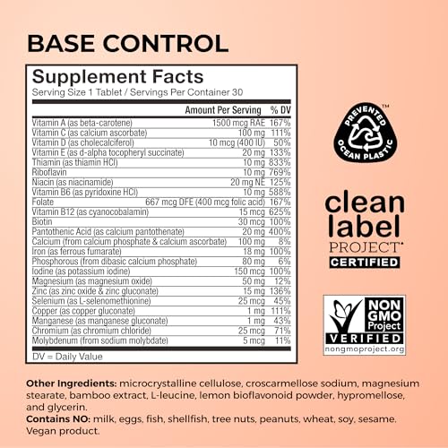 iron-rich blended vitamin supplements