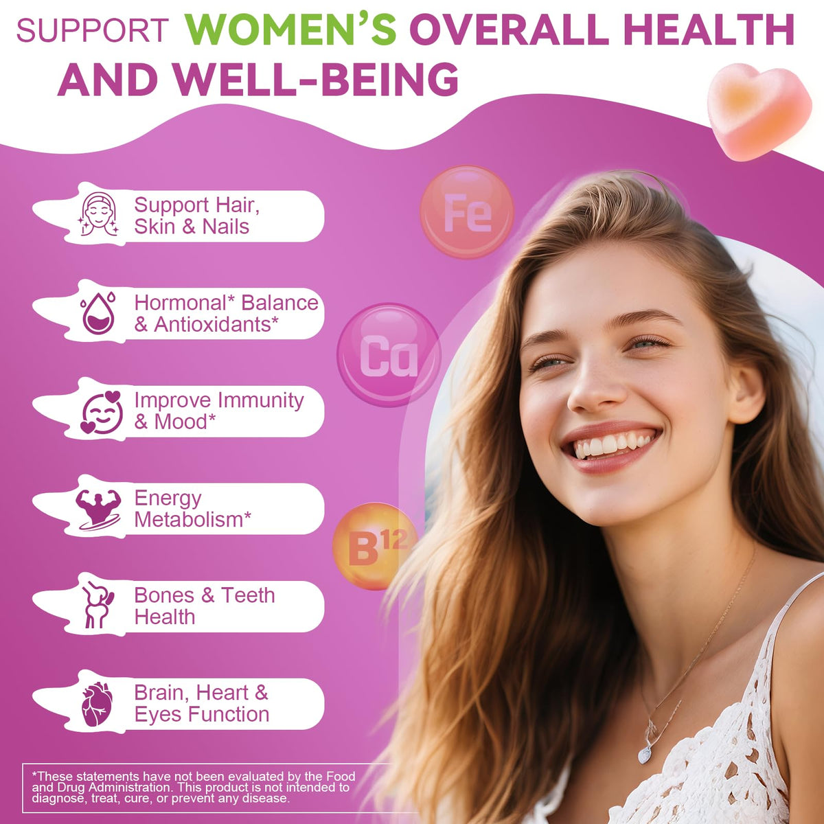 iron-rich gummy multivitamin for women
