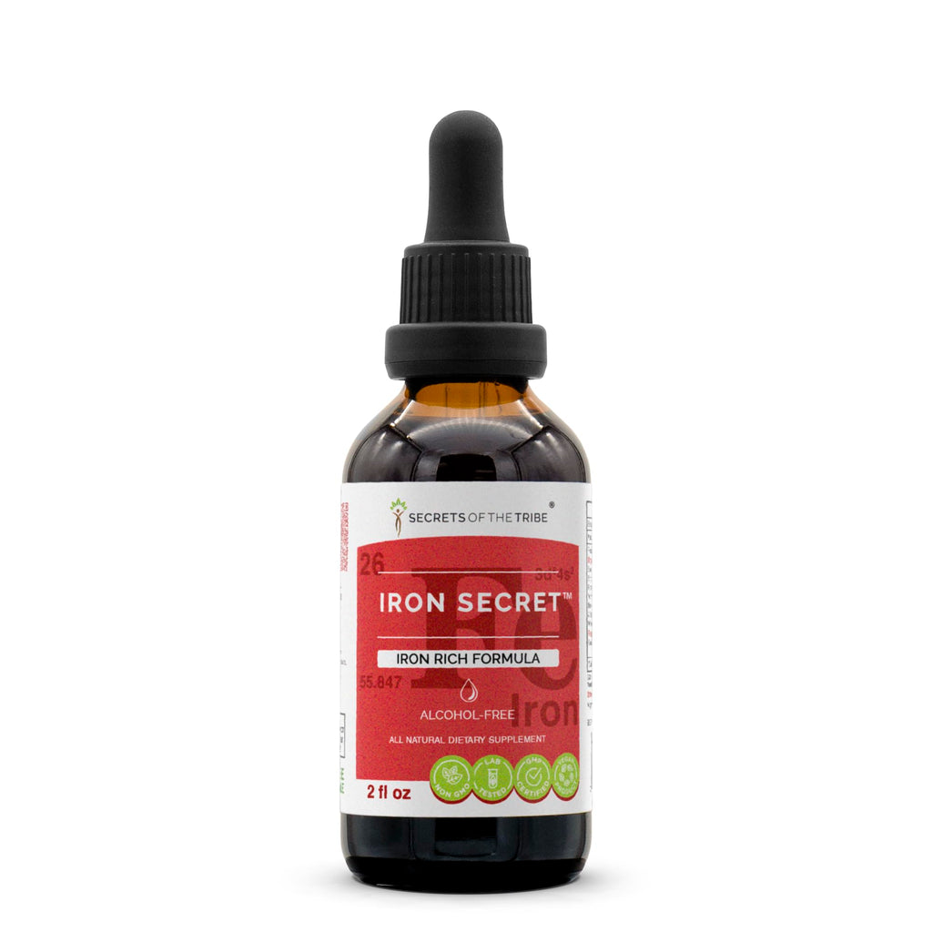 Iron-rich herbal supplement drops