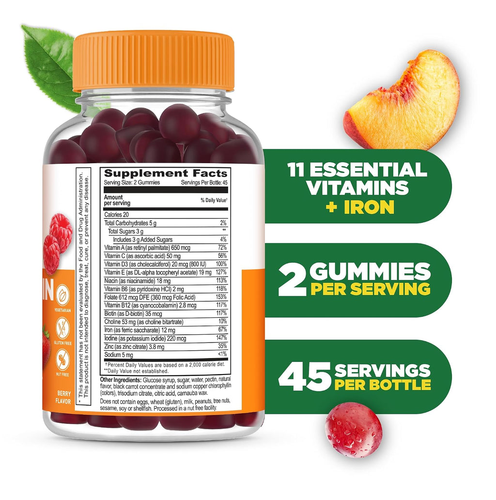 Iron-rich multivitamin for men