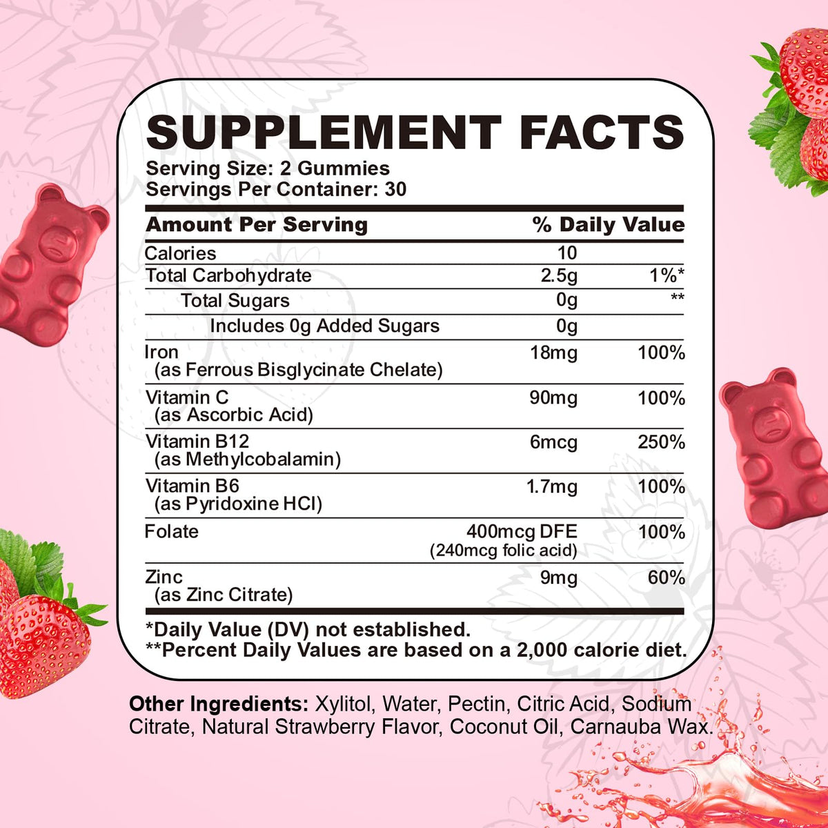 Iron-rich multivitamin for seniors