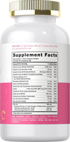 Iron-rich multivitamin softgels for women