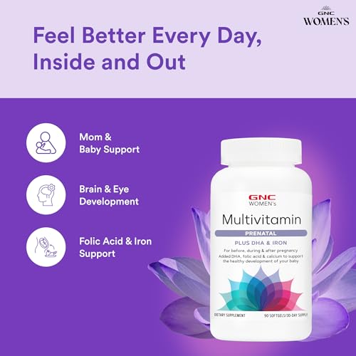 Iron-rich prenatal multivitamin for energy