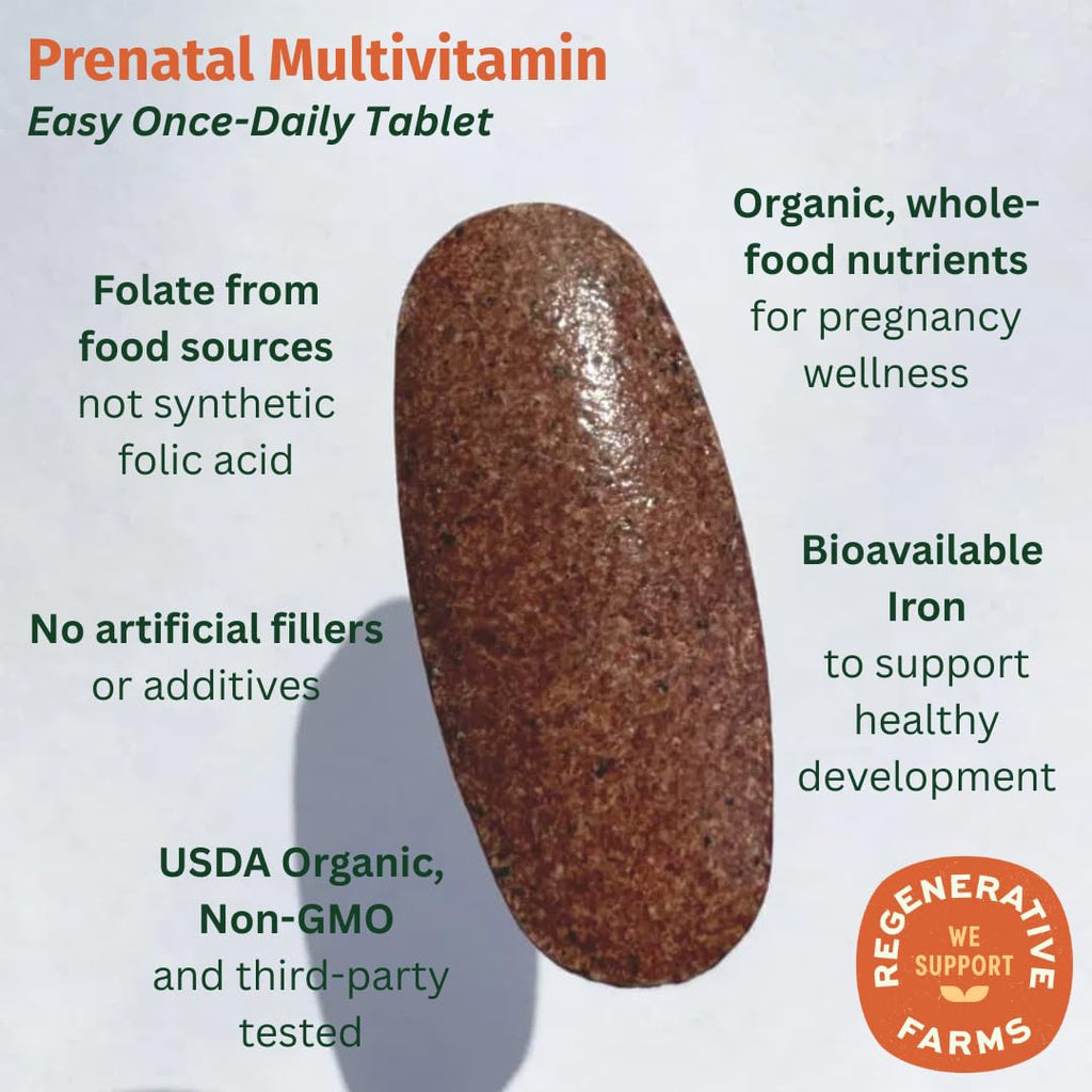 iron-rich prenatal multivitamin tablets