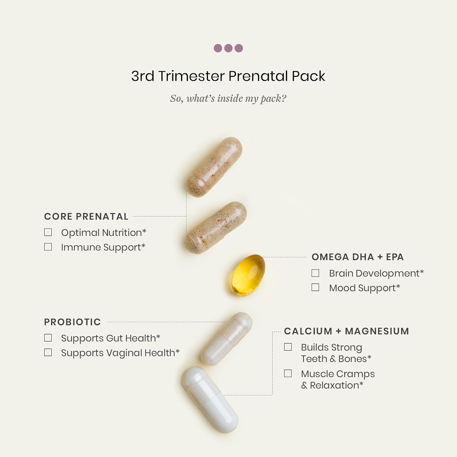 Iron-rich prenatal vitamins for moms