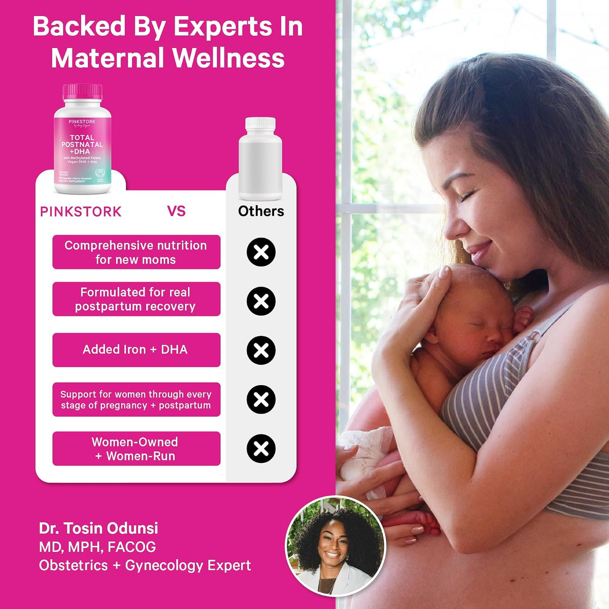 iron-rich prenatal vitamins for postpartum health