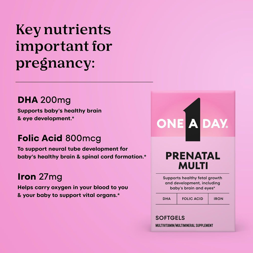 Iron-rich prenatal vitamins for pregnancy