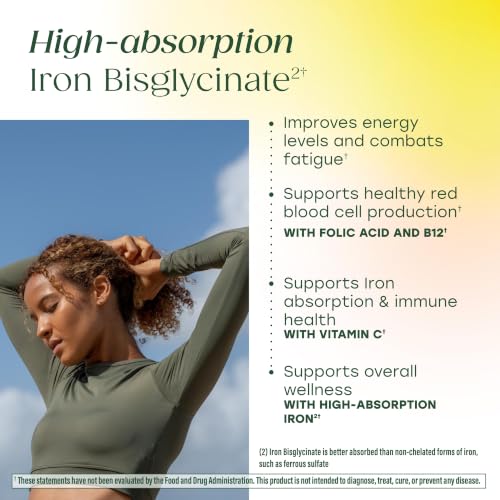 Iron-rich vitamins for fatigue relief