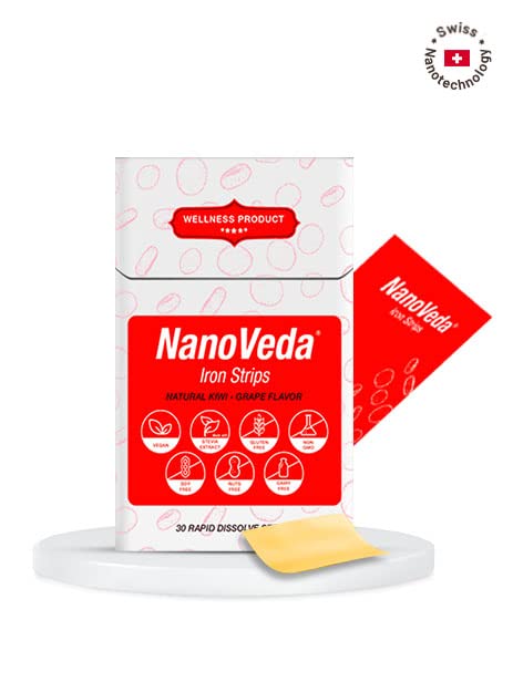 Iron strips for red blood cell health