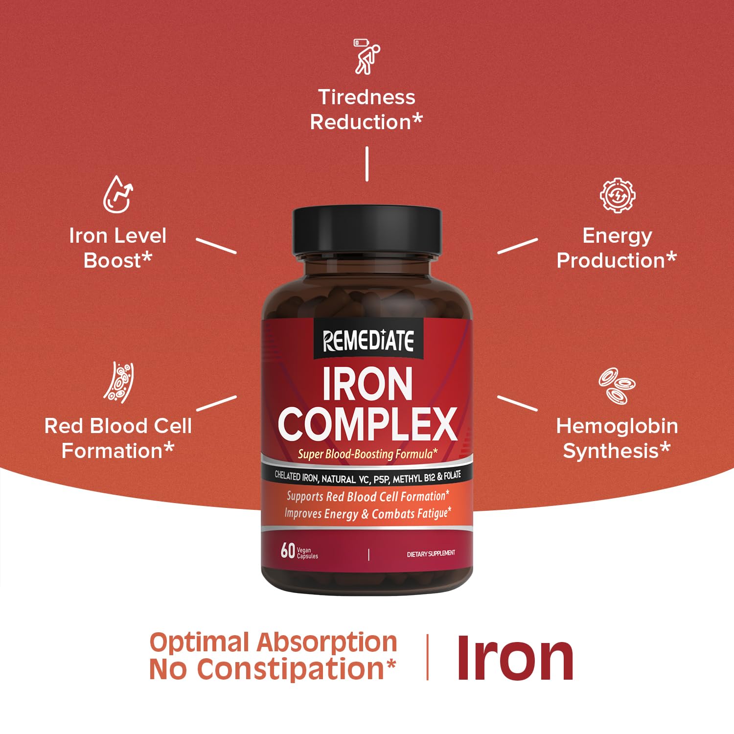 Iron supplement for active lifestyle