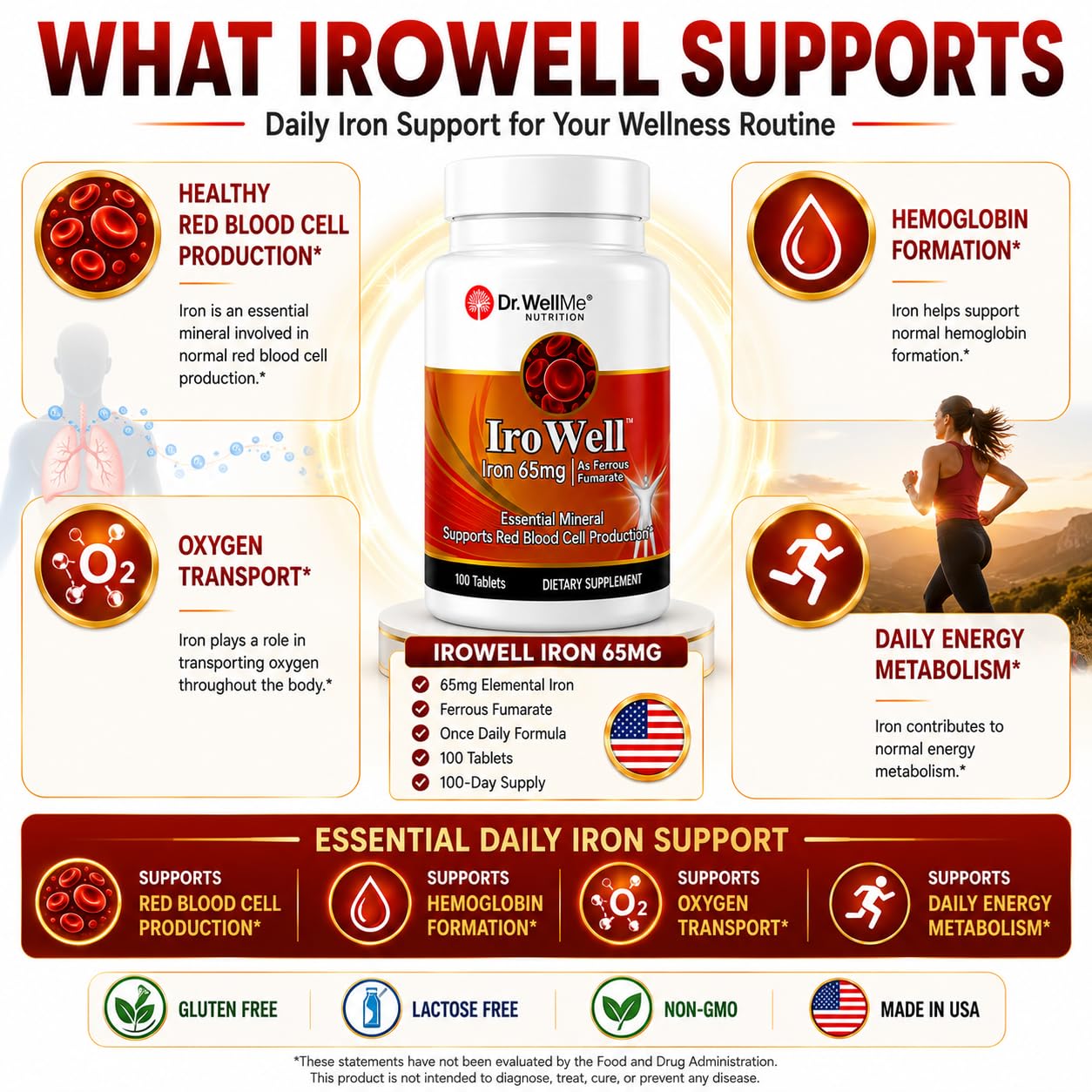 iron supplement for active lifestyles