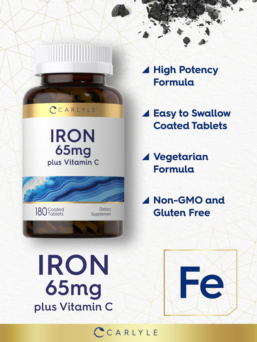 Iron supplement for active lifestyles