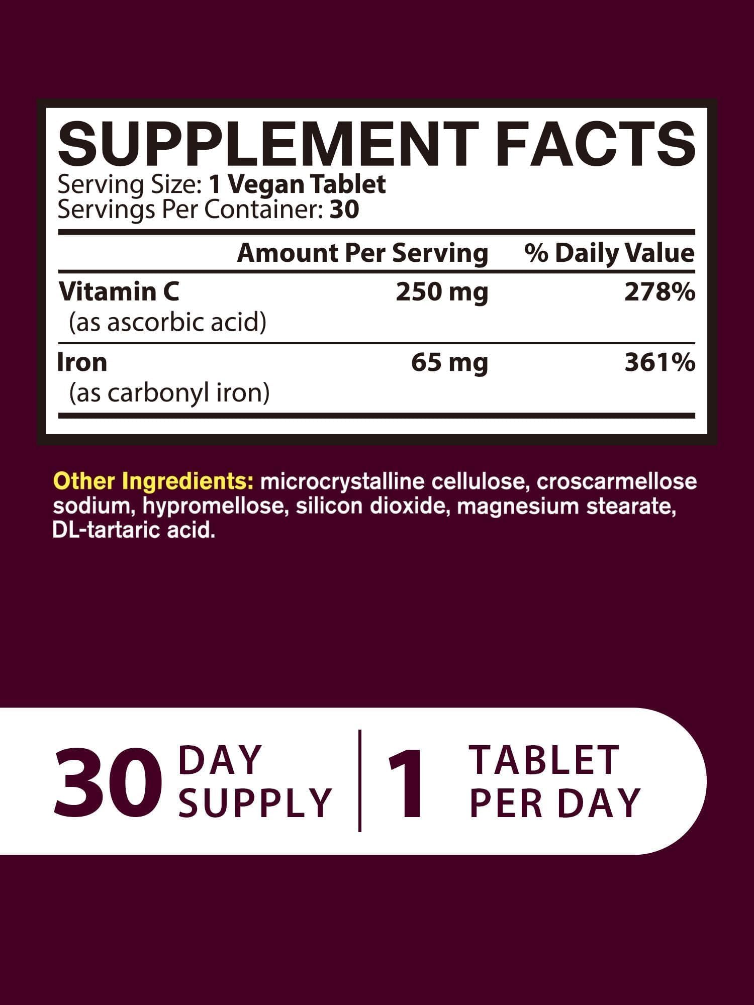 iron supplement for active lifestyles