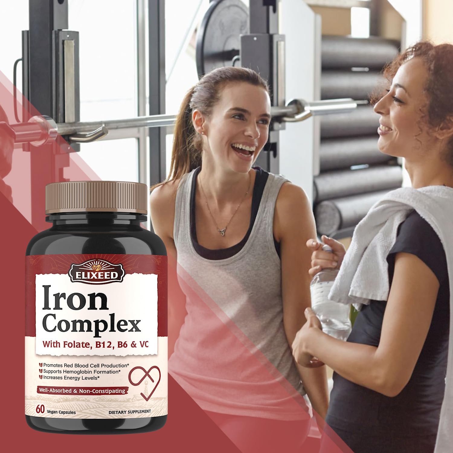 Iron supplement for active lifestyles