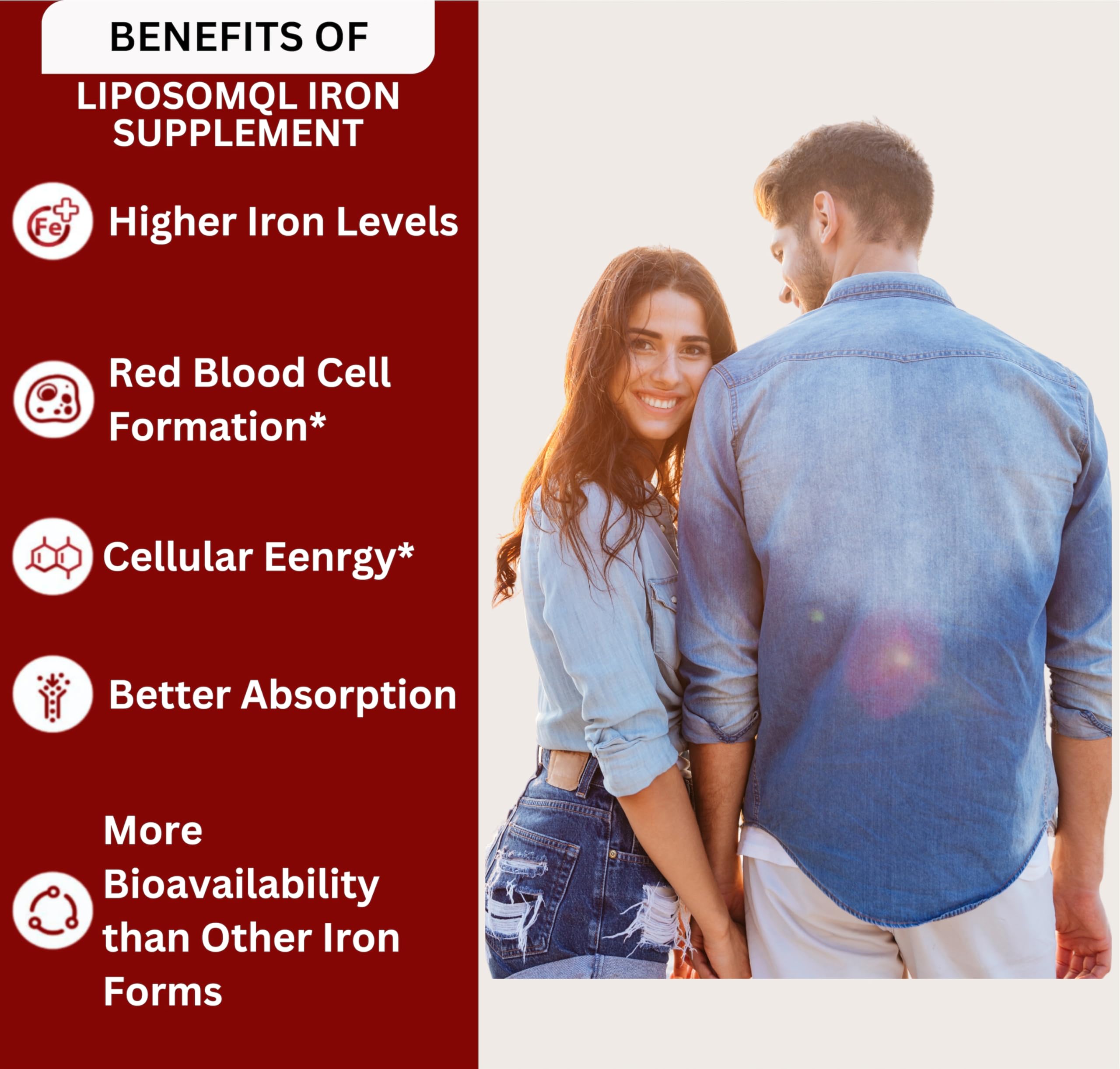 Iron supplement for active lifestyles