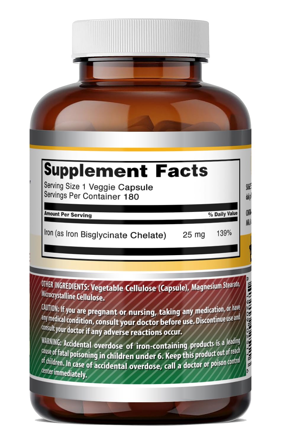 Iron supplement for active lifestyles