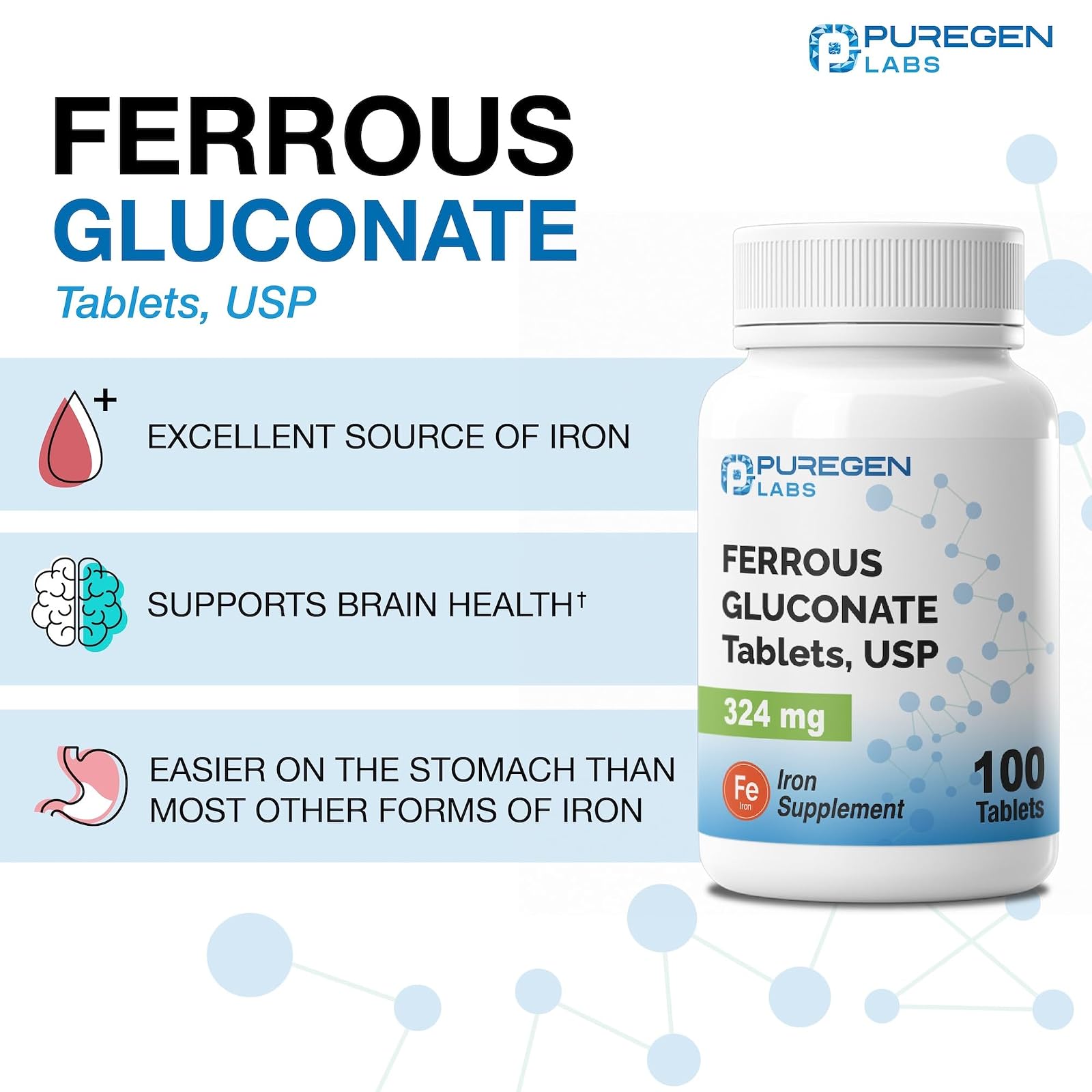 Iron supplement for daily energy