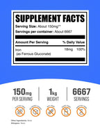 Iron supplement for daily energy