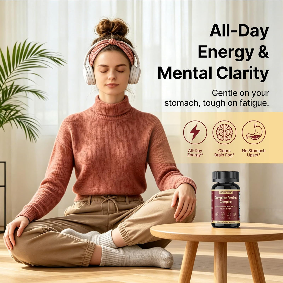 Iron supplement for enhanced wellness