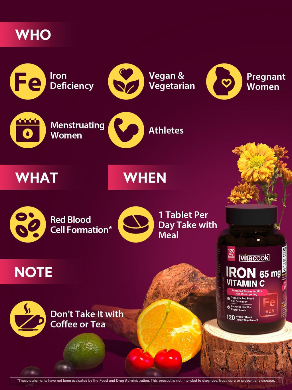 iron supplement for fatigue relief