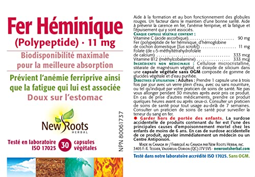 Iron supplement for fatigue relief