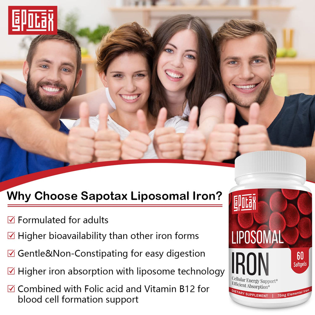 Iron supplement for fatigue relief