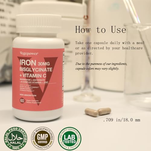 Iron supplement for fatigue relief