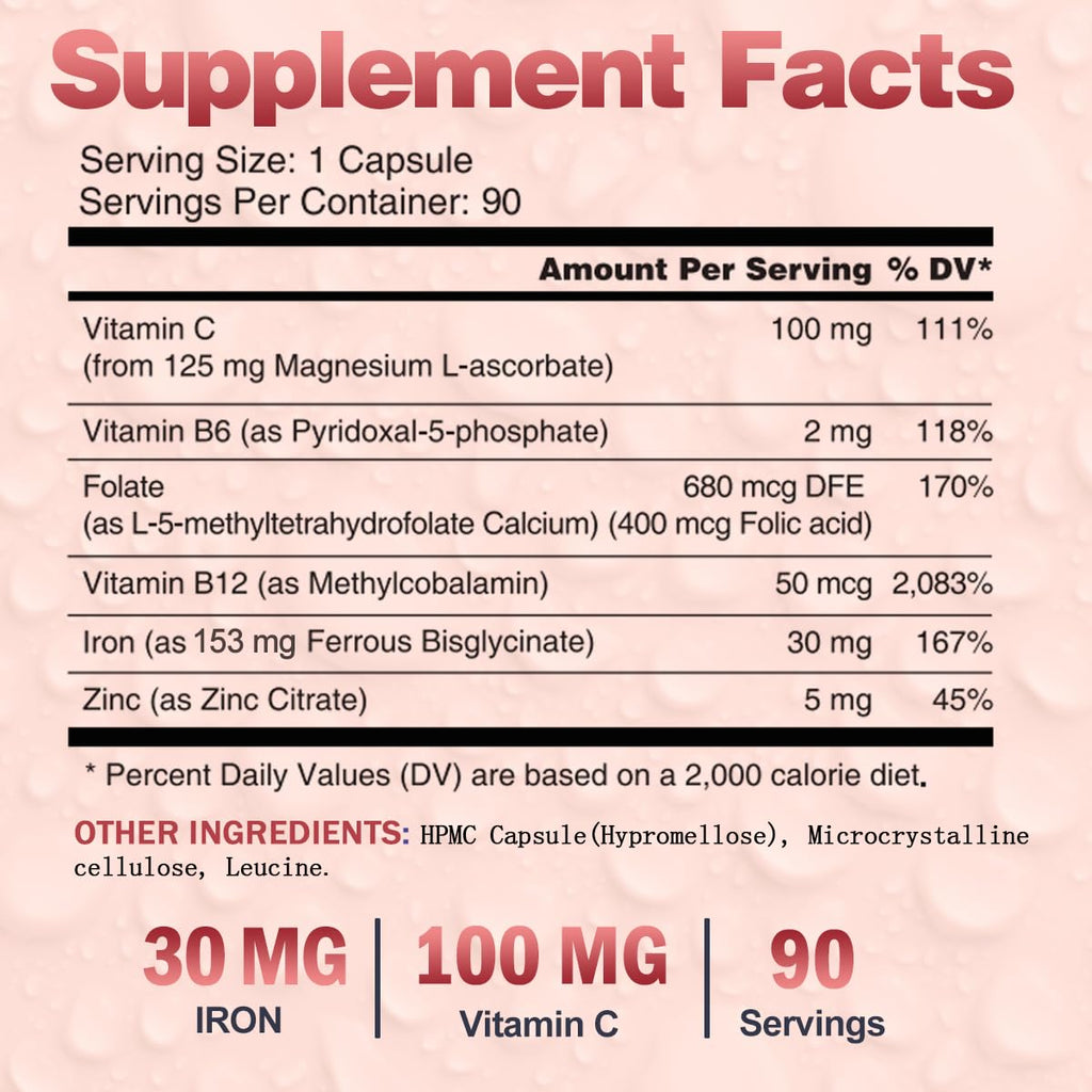 iron supplement for fatigue relief