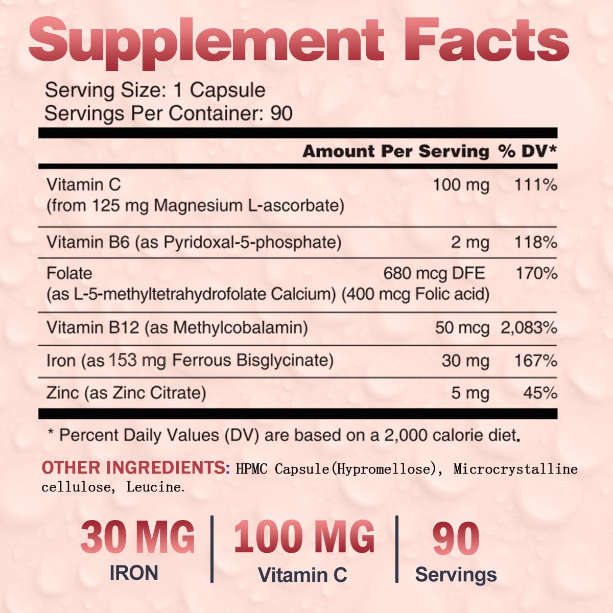 iron supplement for fatigue relief