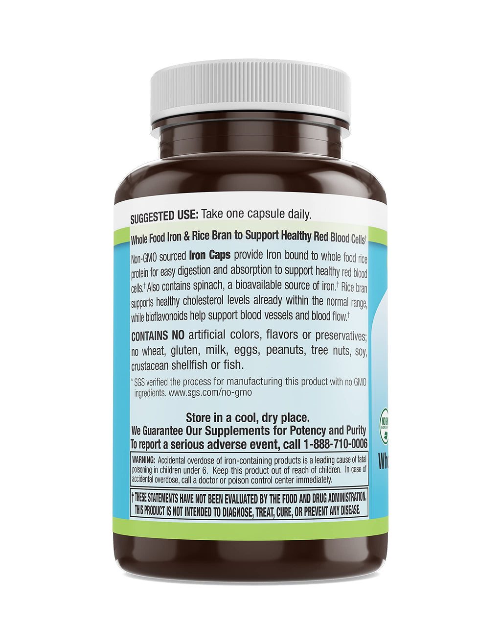 Iron supplement for improved blood health