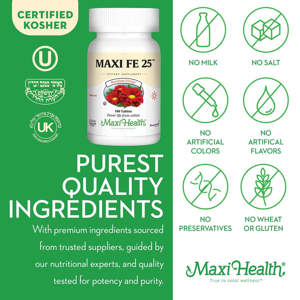 iron supplement for improved vitality