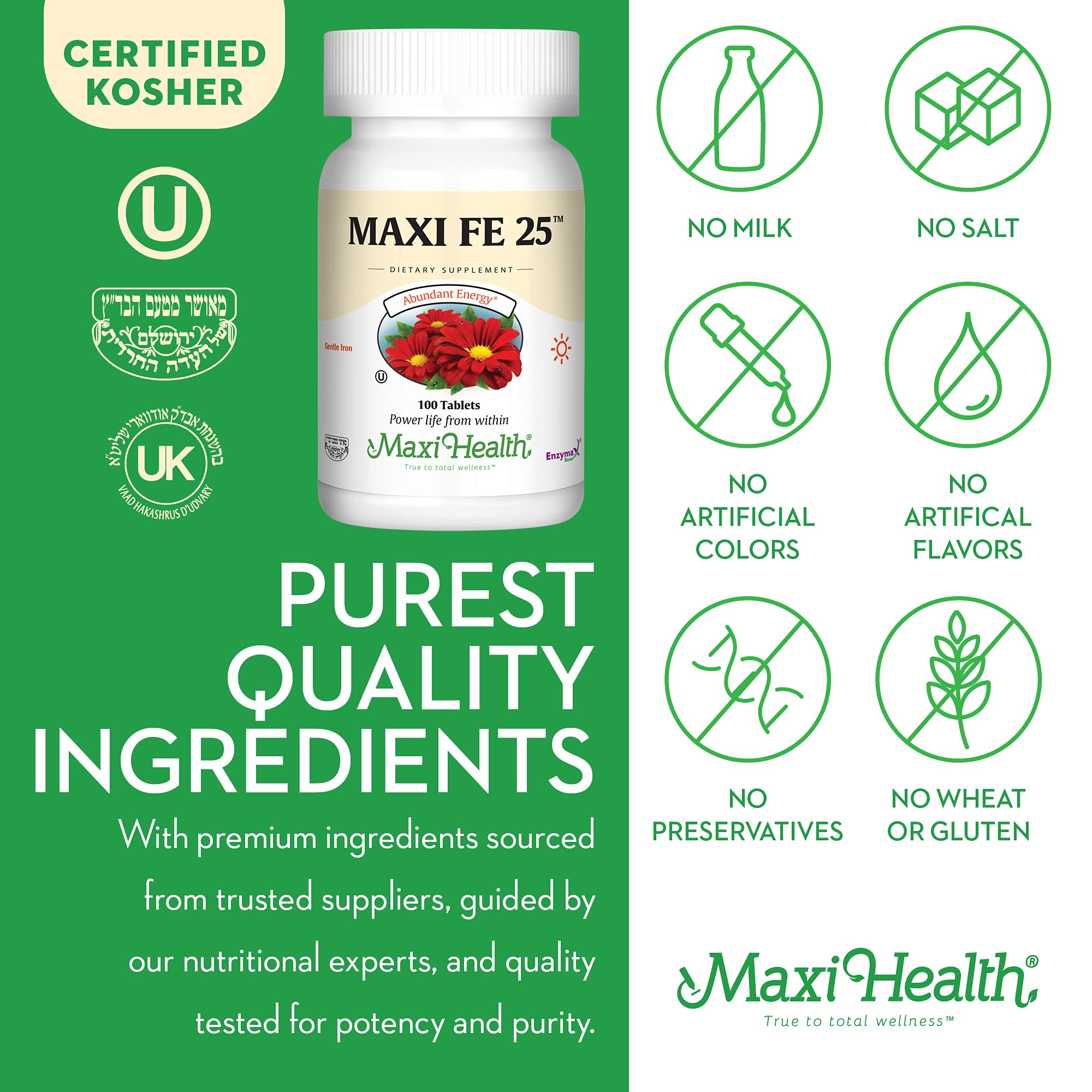 iron supplement for improved vitality