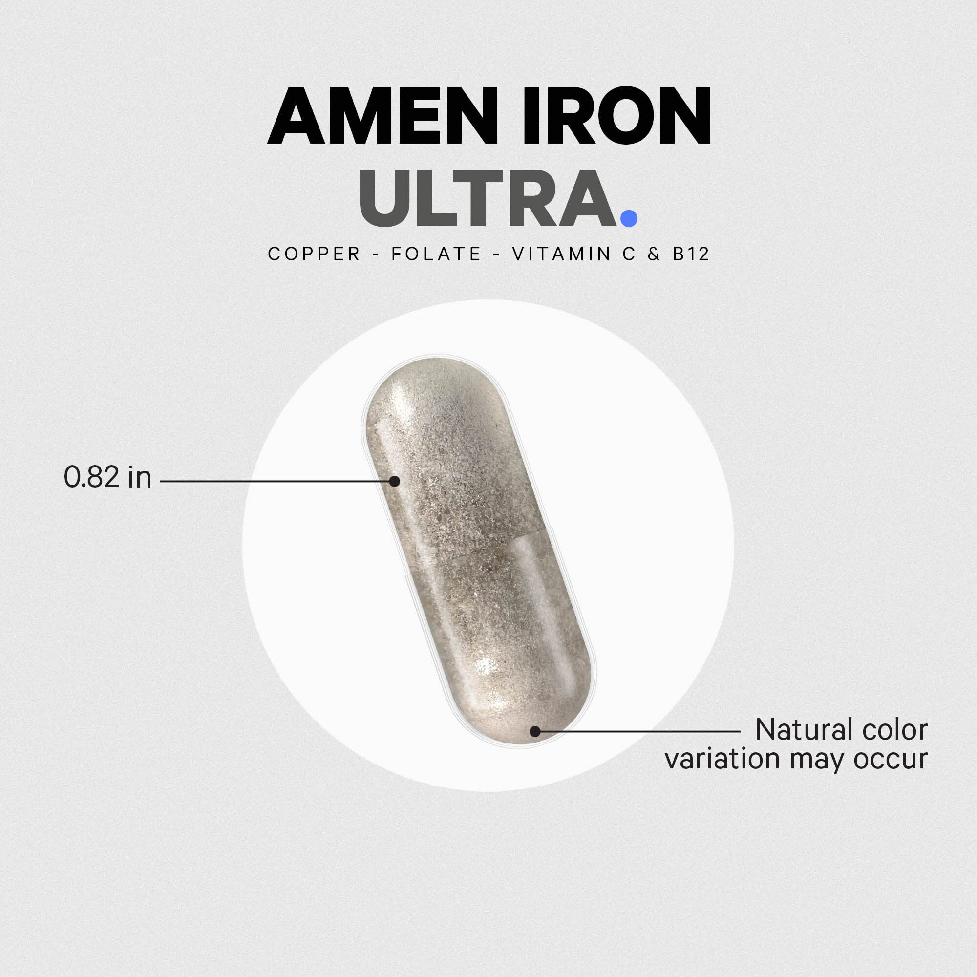 Iron supplement for improved vitality