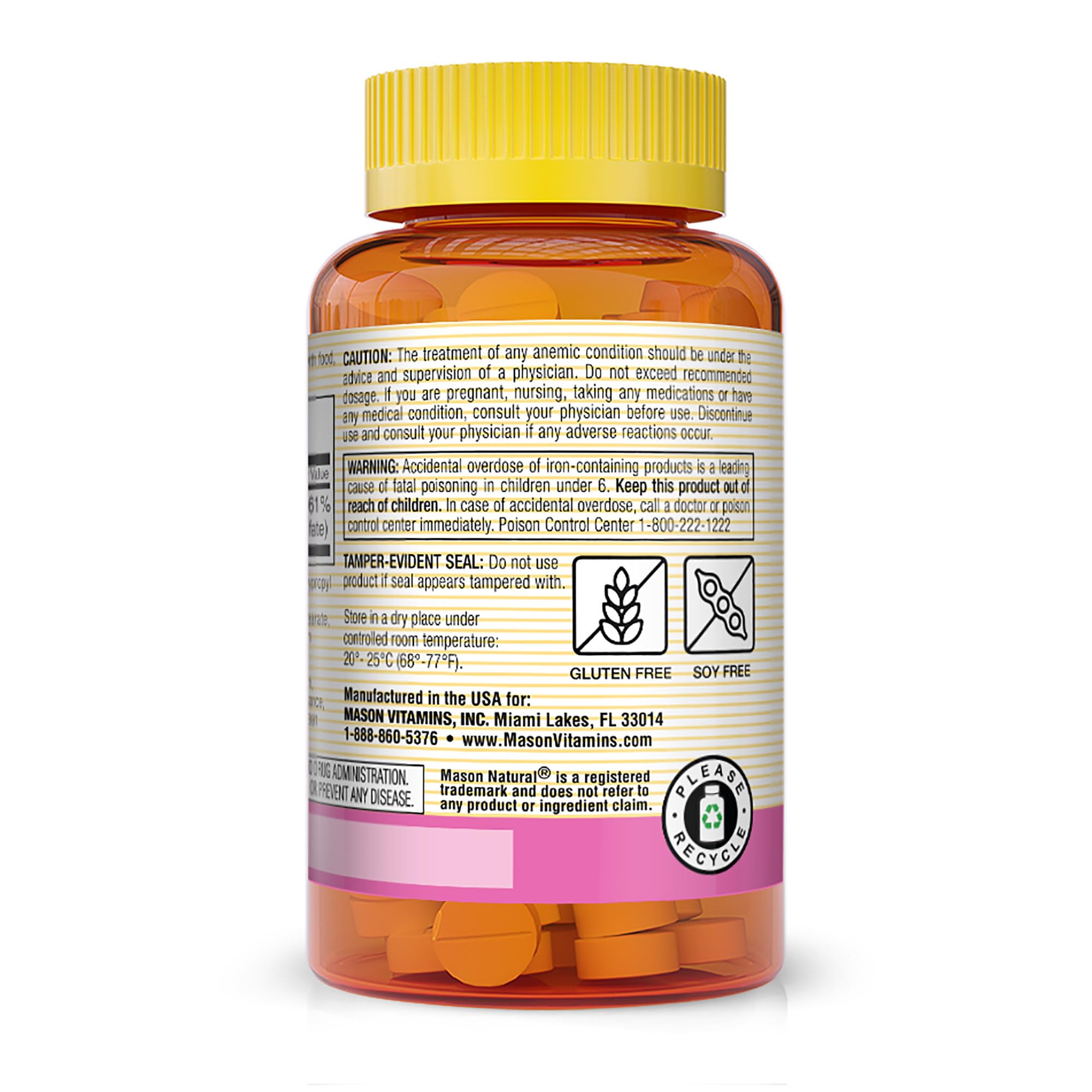Iron supplement for improved vitality