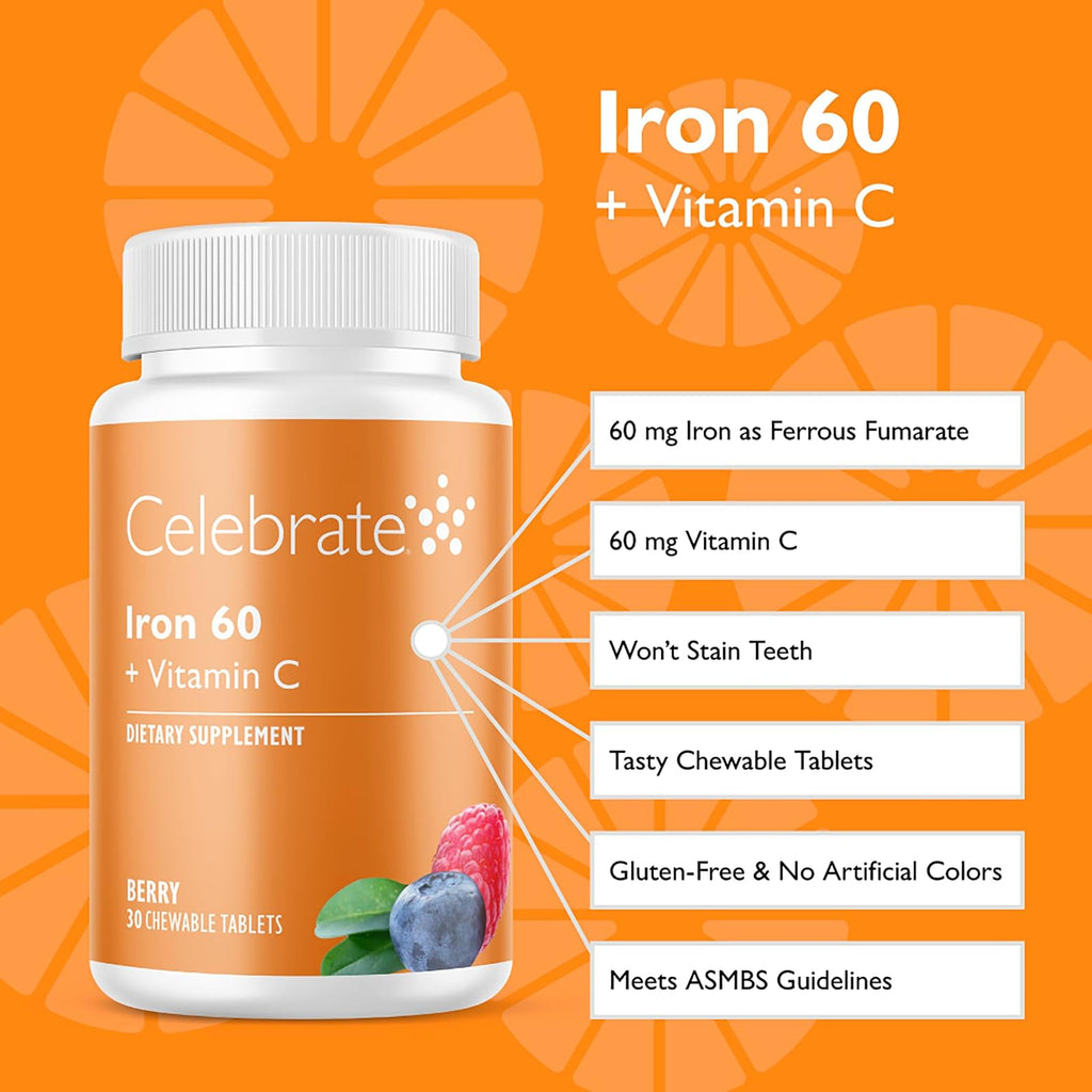 Iron supplement for women with berry flavour