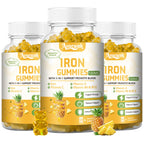 Iron supplement gummies for energy