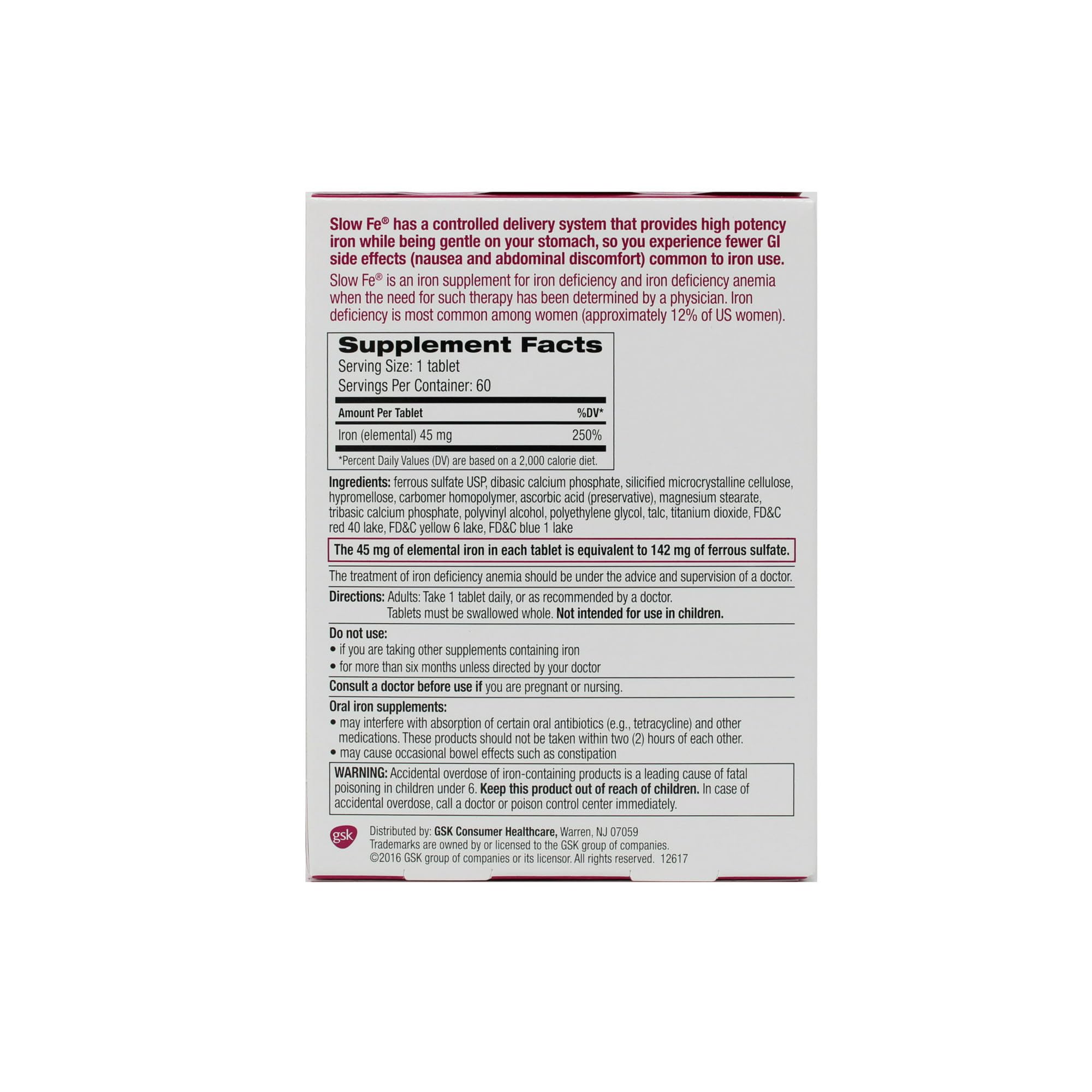 iron supplement pack for convenience