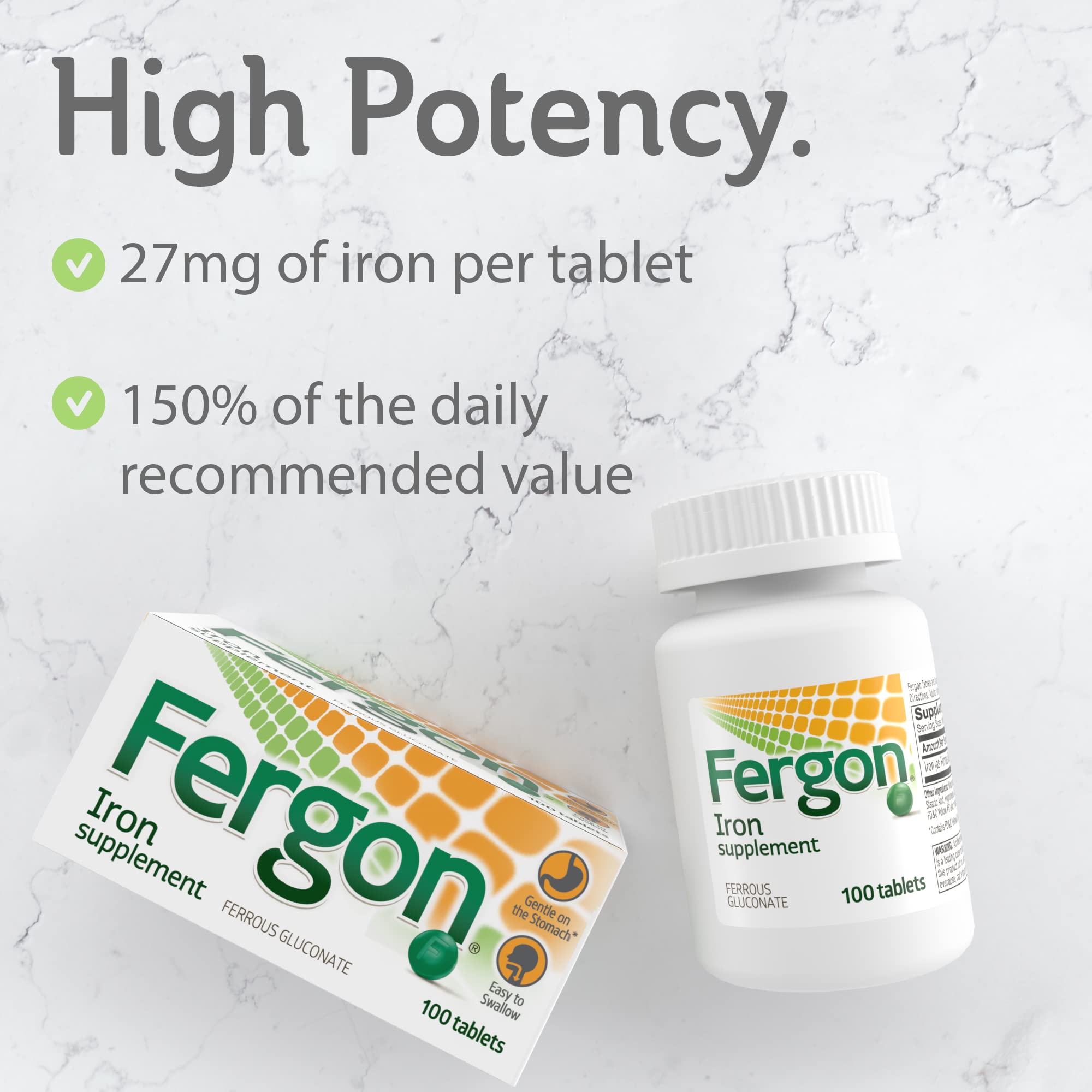 iron supplement pack of two