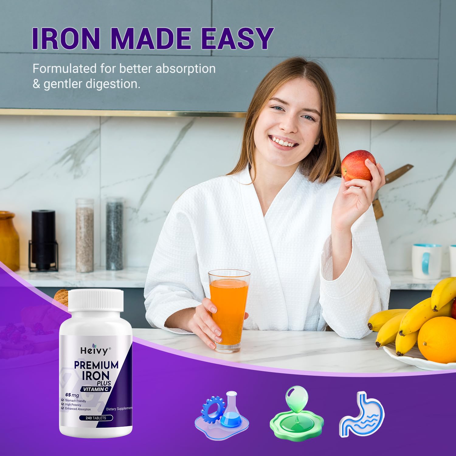 iron supplement to combat fatigue