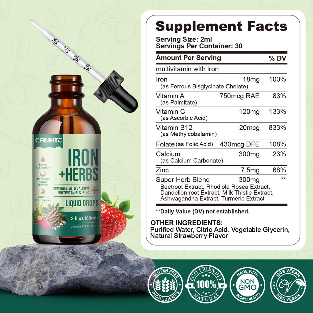 iron supplement with herbal ingredients