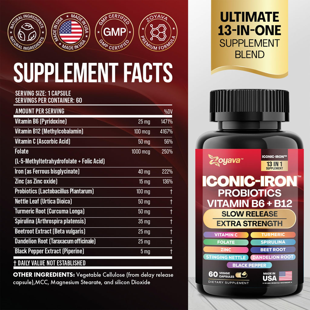 iron supplement with vitamin B6