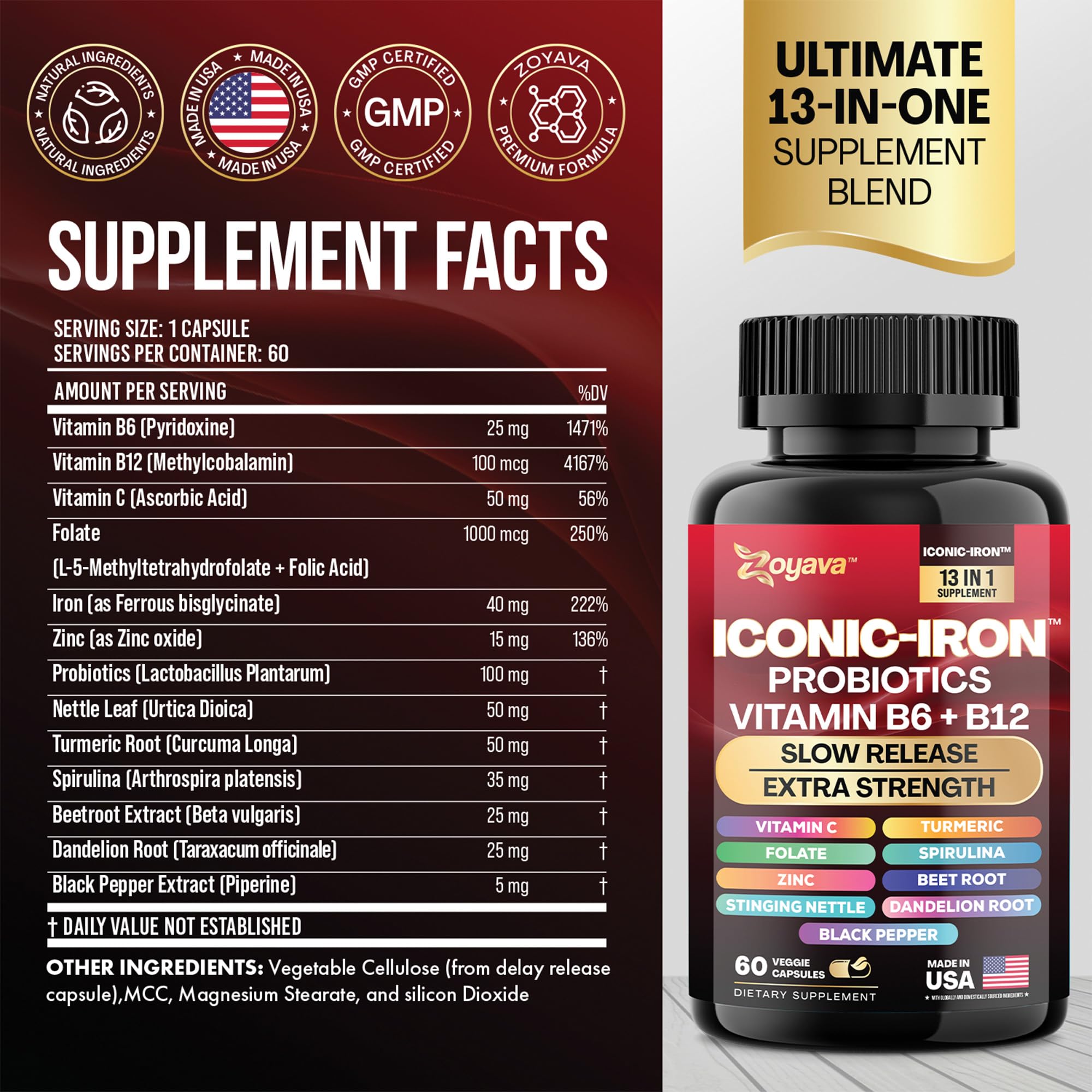 iron supplement with vitamin B6