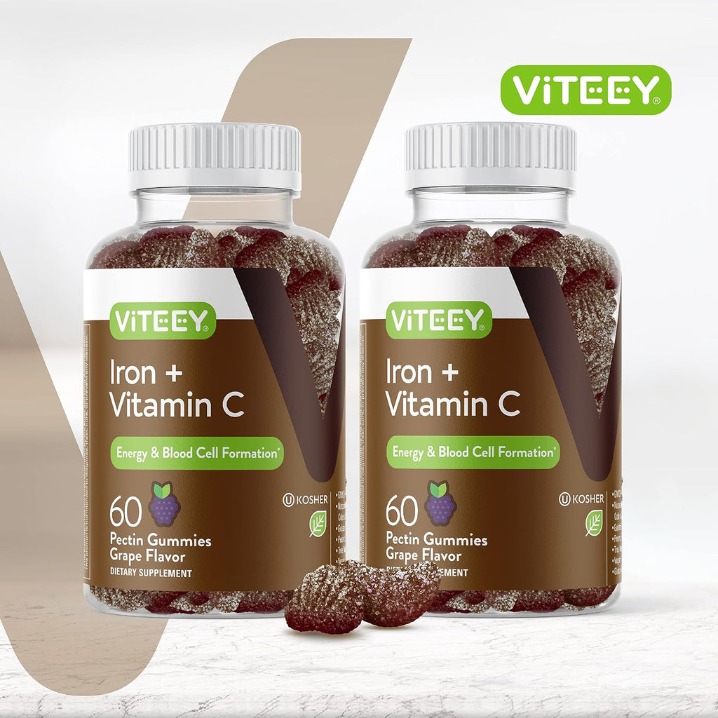 Iron supplement with vitamin C