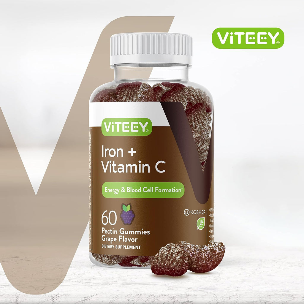 Iron supplement with vitamin C