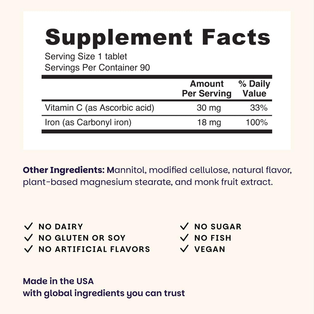 iron supplement with vitamin C