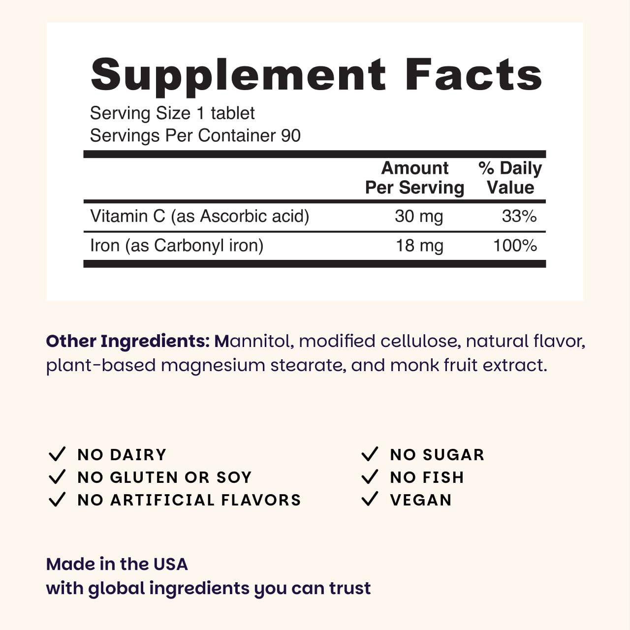 iron supplement with vitamin C