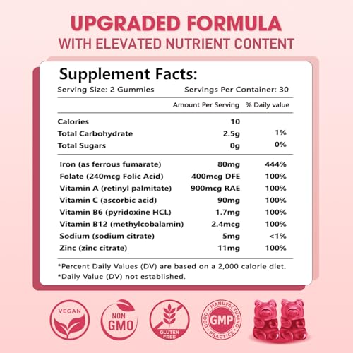 iron supplement with vitamins A C