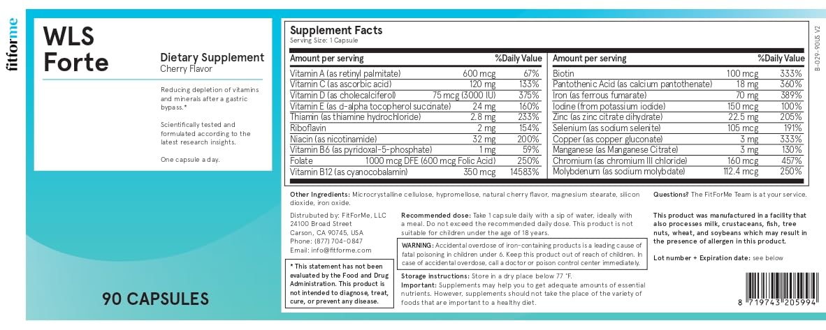 iron supplements for gastric bypass